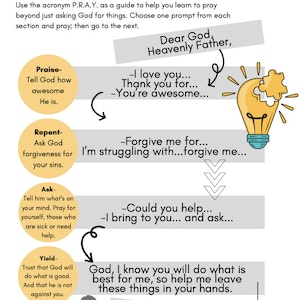 Prayer for Kids - Etsy