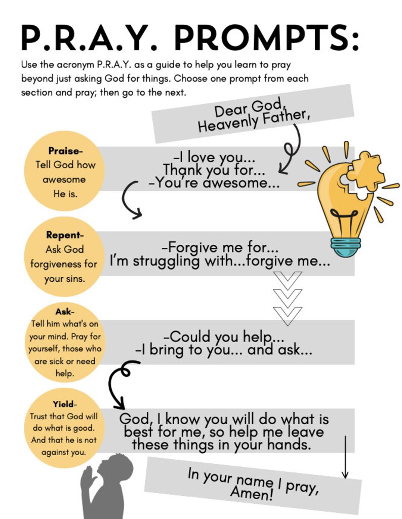 Prayer for Kids - Etsy