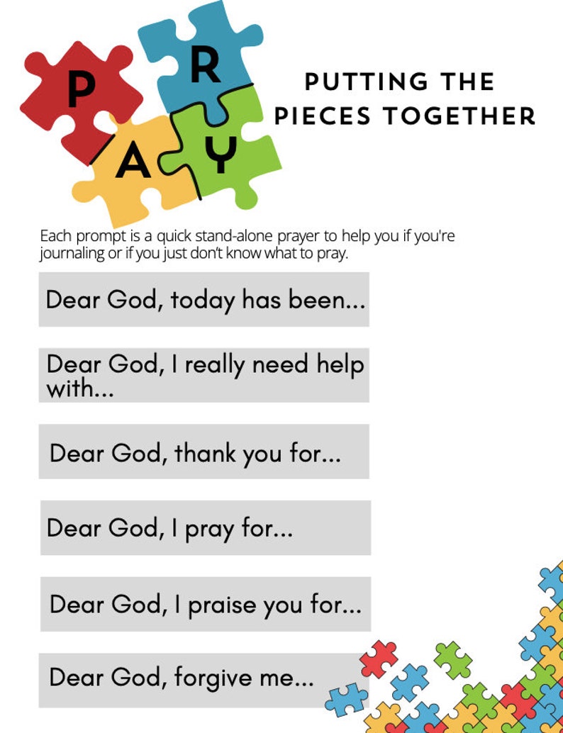 Prayer for Kids - Etsy