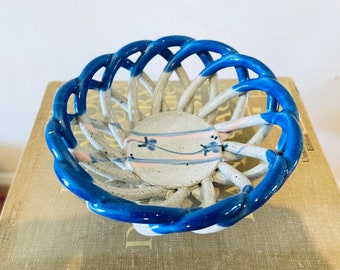 Basket Weave Bowl | Etsy