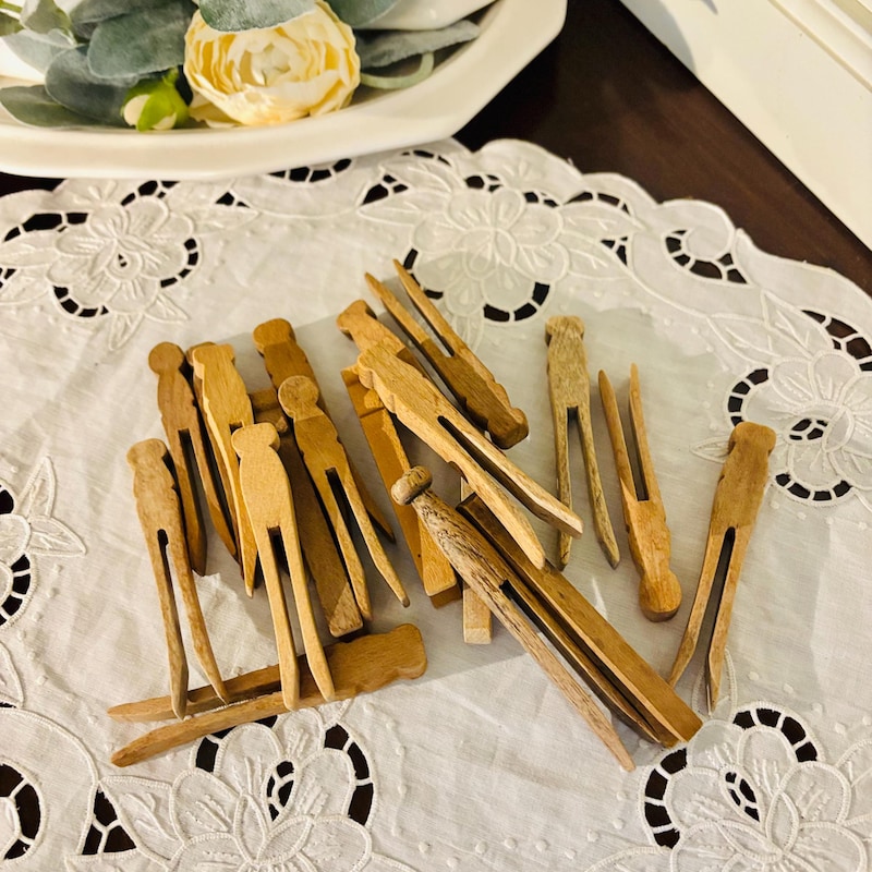 Vintage Clothes Pins - Etsy