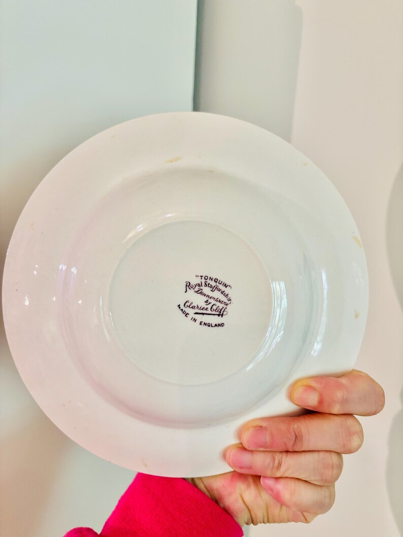 Tonquin Royal Staffordshire Dinnerware by Clarice Cliff Made in England ...