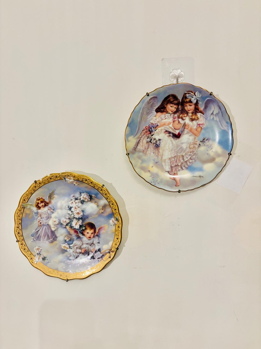 Vintage Reco Sandra Kuck Decorative Wall Plates Heavenly Hideaway ...
