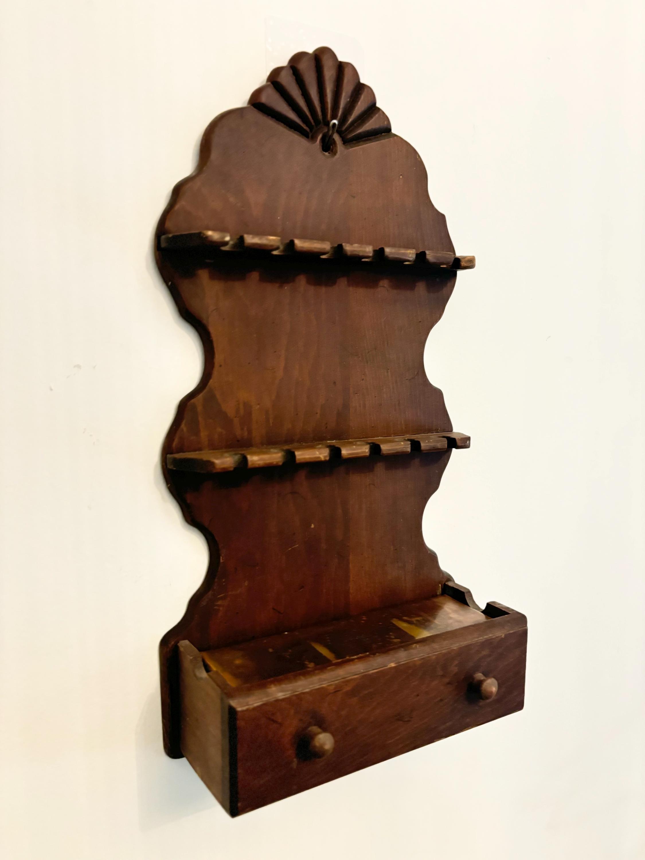 Wooden Spoon Rack Display Shelf Knick Knack Shelf Trinkets NOT Included ...