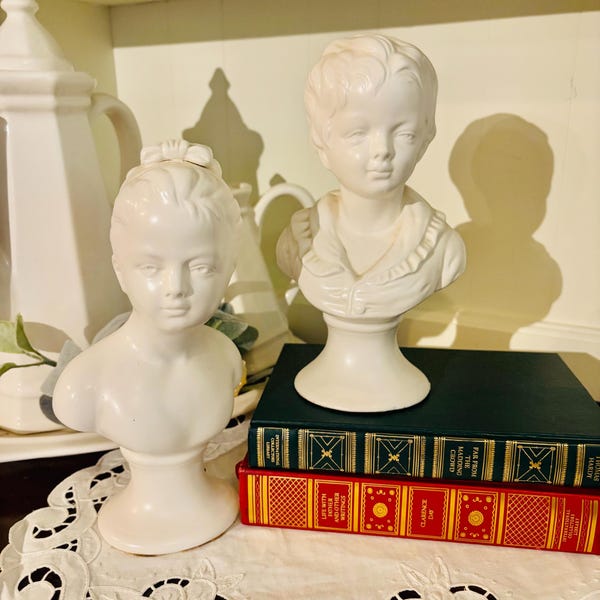 Chalkware Bust - Etsy