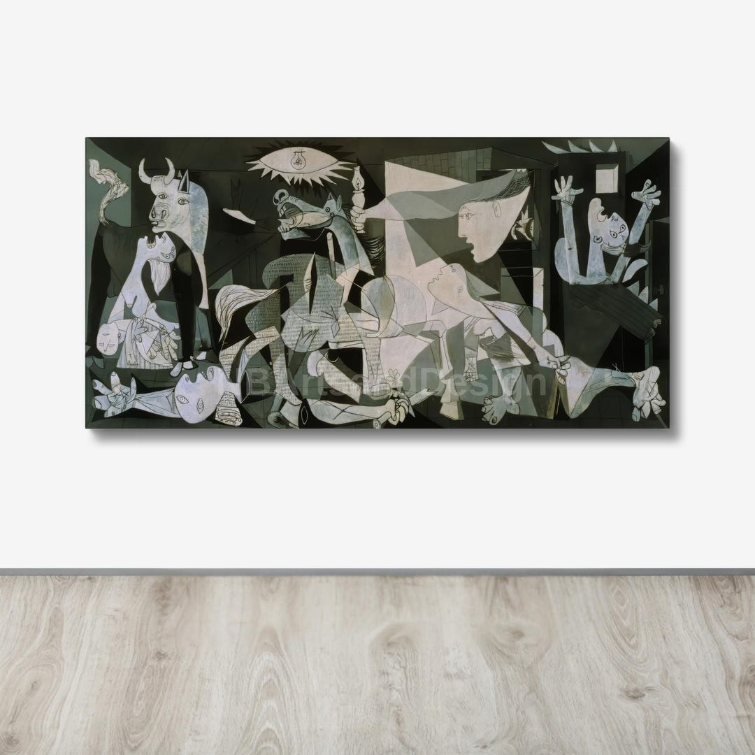 Guernica by Pablo Picasso | Stretched Canvas | 300 PPI High Resolution ...