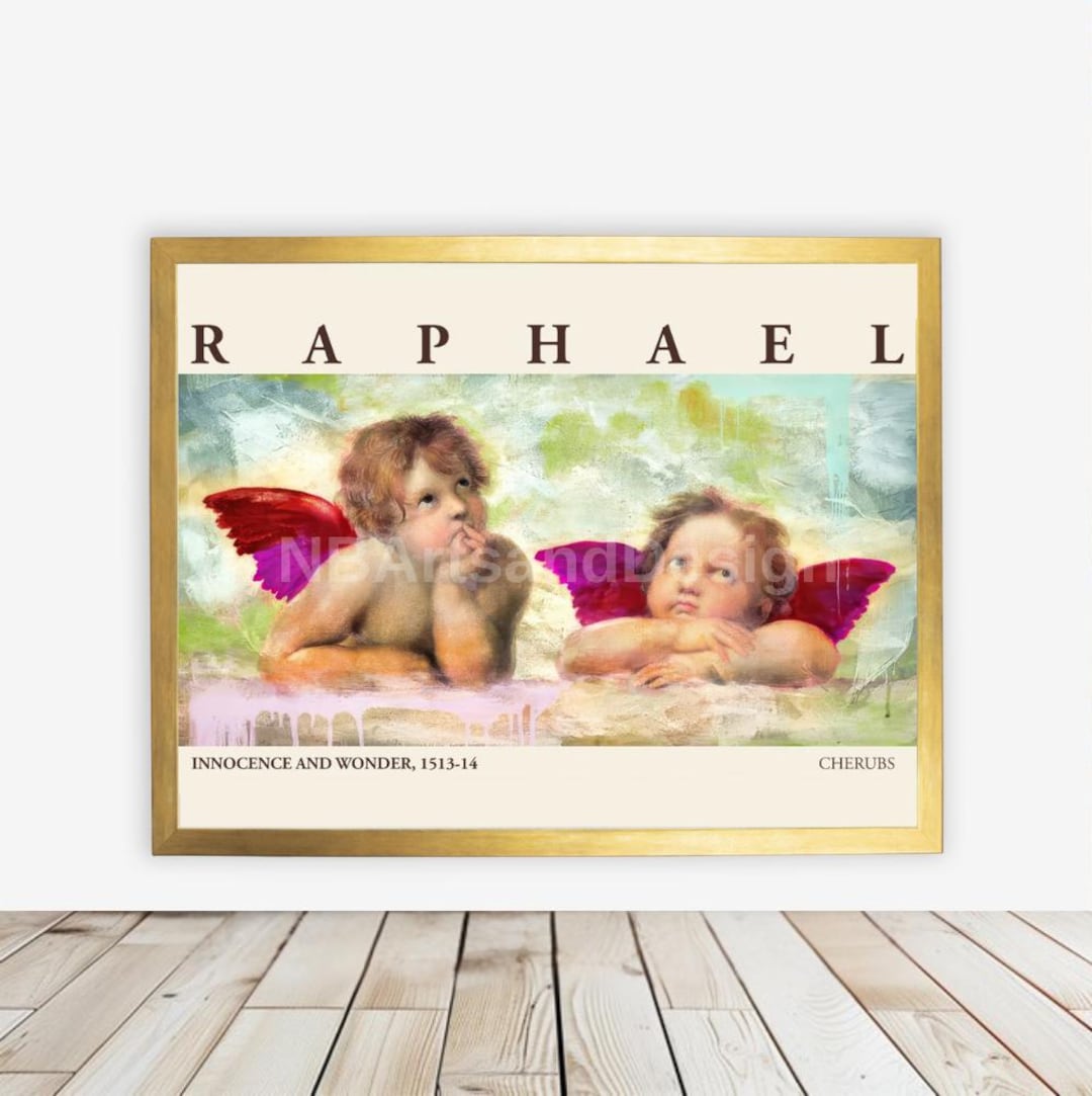 Cherubs From the Sistine Madonna by Raphael | Framed Giclée Print | 300 ...