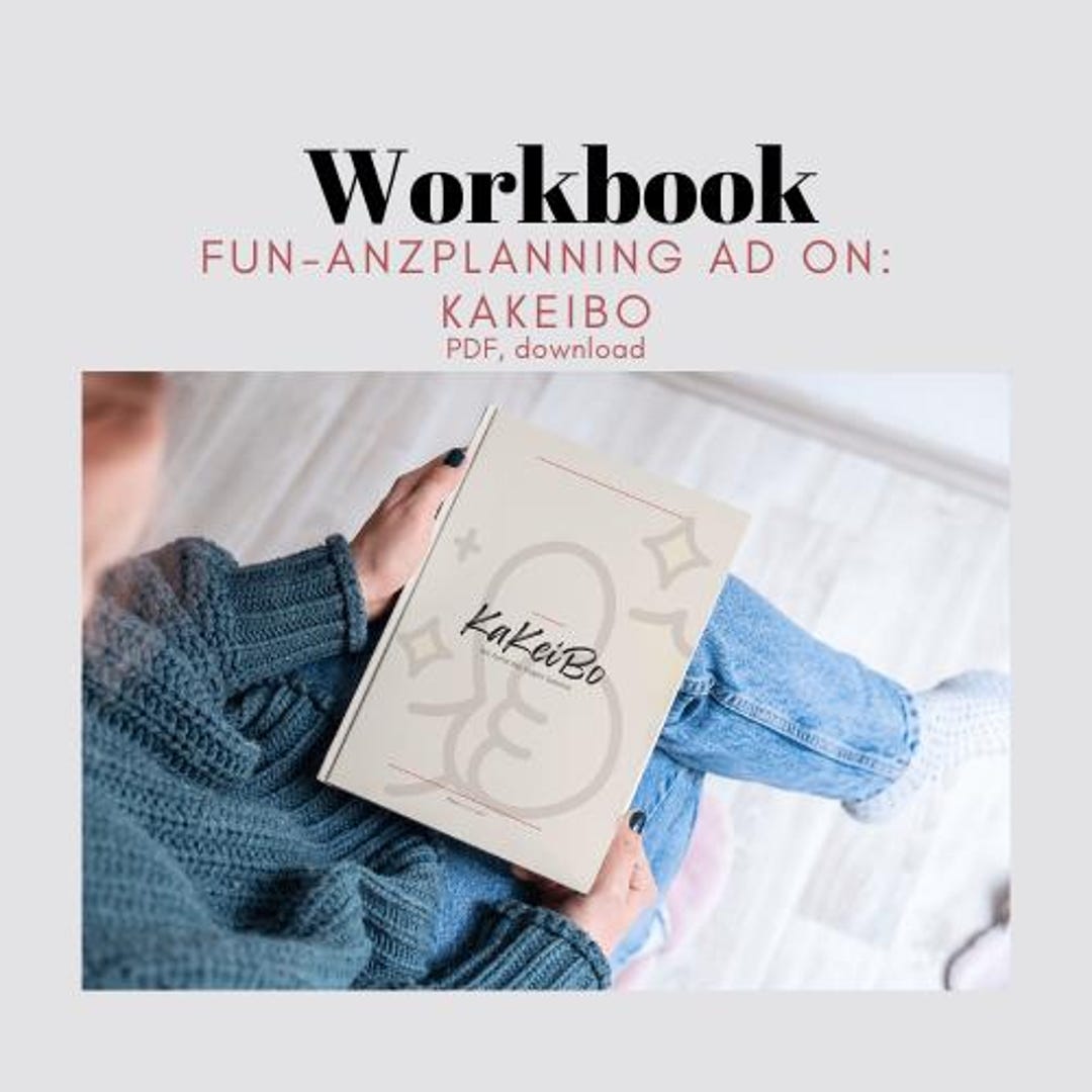 Workbook Fun-anzplanning Adon Kakeibo A4 PDF Printable - Etsy