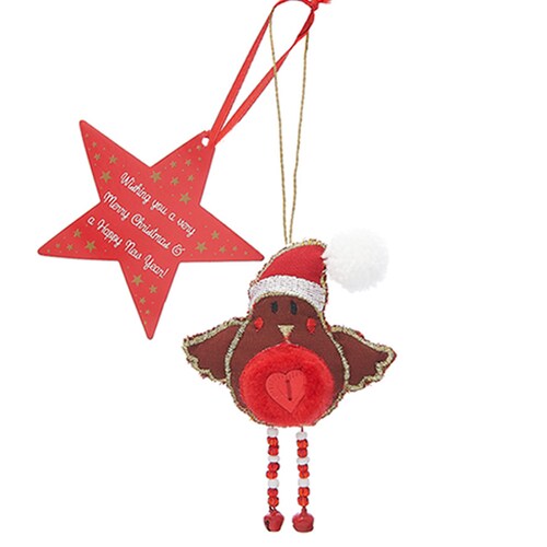 Robin Christmas Tree Decoration Hygge Inspired Holiday Decor - Etsy