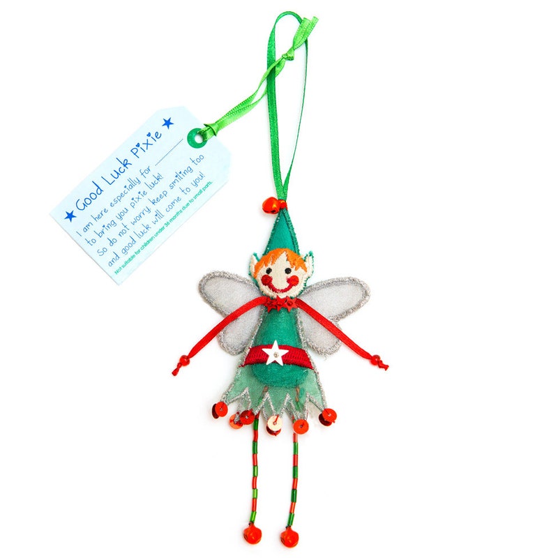 Green Pixie Charm - Etsy UK