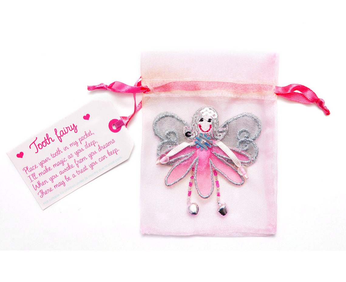 Tooth Fairy Pink Keepsake Pouch Bag | Etsy