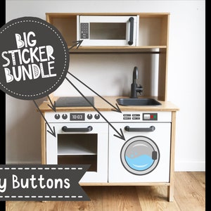 Play Kitchen BIG STICKER Bundle sticker Only Oven Buttons | Etsy