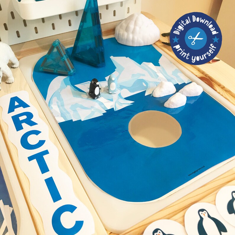 Arctic DIGITAL DOWNLOAD, Trofast Topper, Arctic Download, Flisat Lids ...