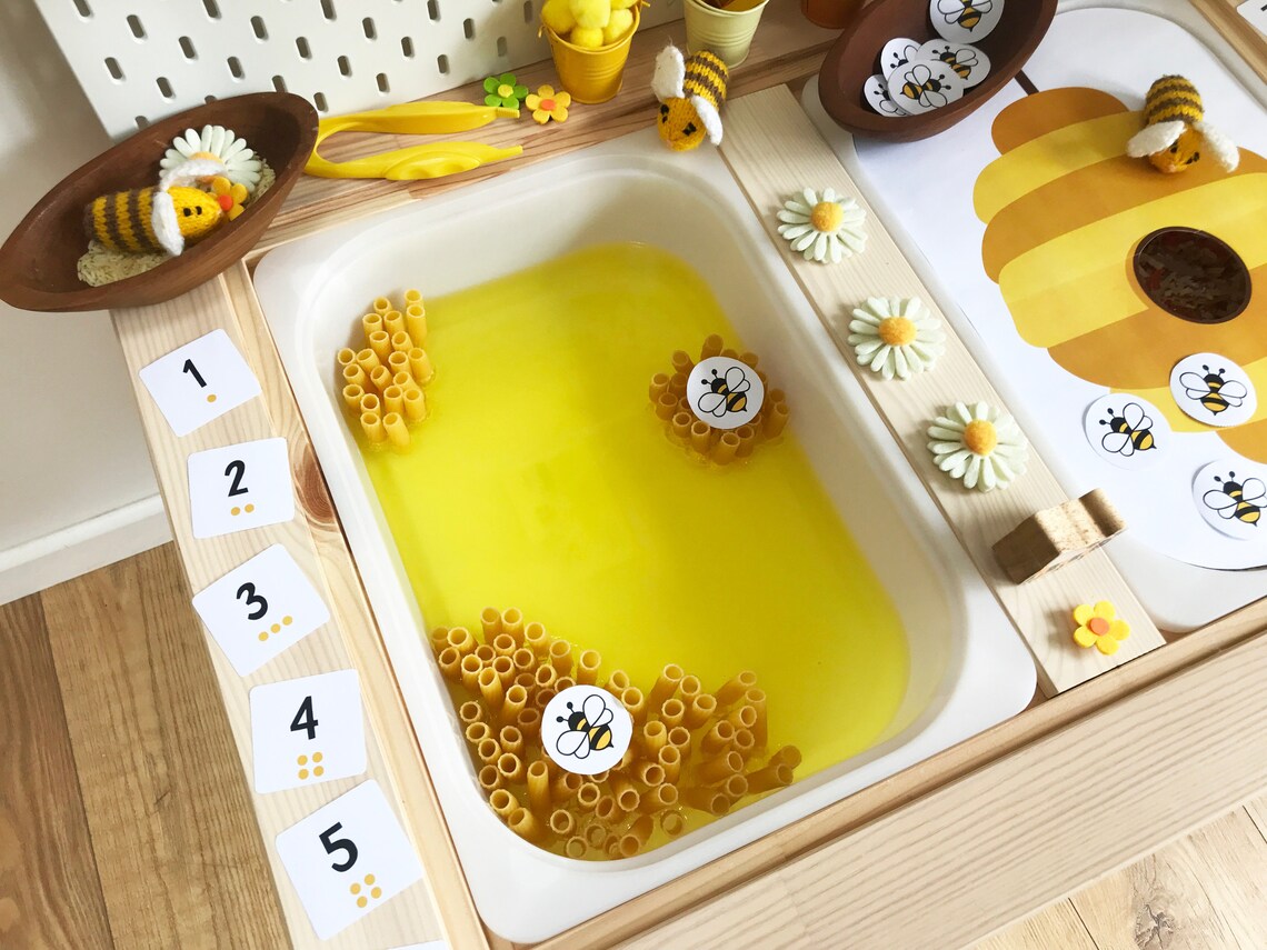 Bee DIGITAL DOWNLOAD, Trofast Topper, Bee, Flisat Lids, Flisat Activity ...