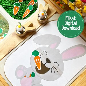Bunny DIGITAL DOWNLOAD, Trofast Topper, Easter Bunny, Flisat Lids ...