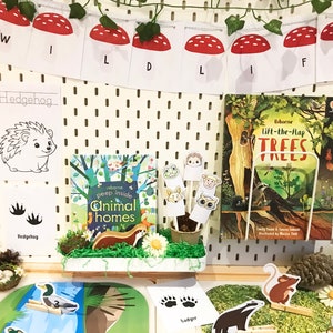 Wildlife DIGITAL DOWNLOAD, Woodland, Insect Download, Table Activity ...