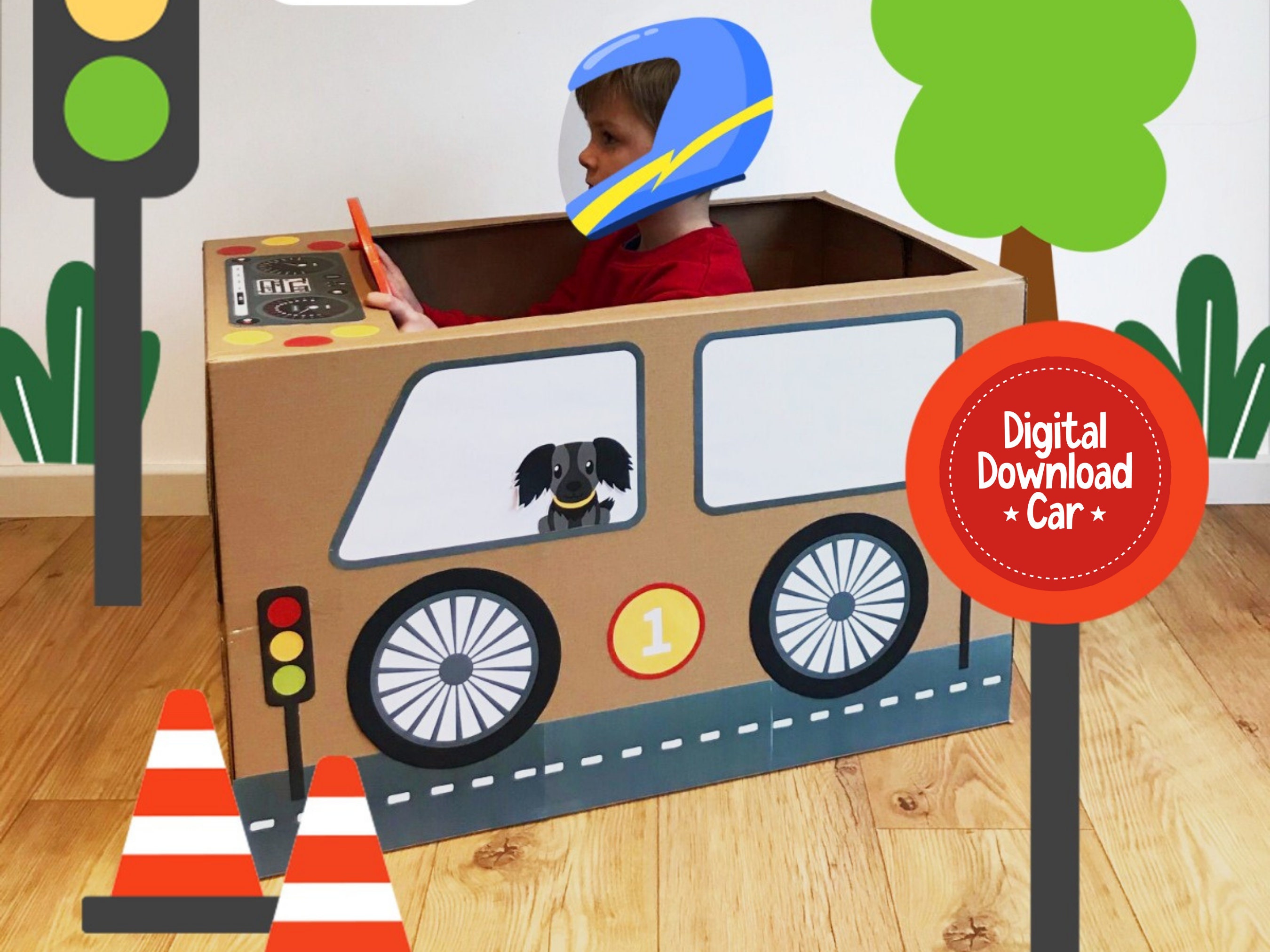 Car DIGITAL DOWNLOAD Car Toy Car Instant Download Car | Etsy