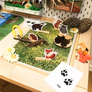 Wildlife DIGITAL DOWNLOAD, Woodland, Insect Download, Table Activity ...