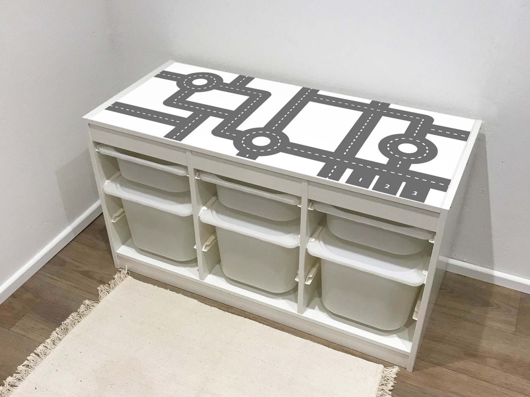 Roads STICKER for Ikea TROFAST WHITE stickers Only - Etsy