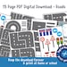 Road DIGITAL DOWNLOAD, Roads, Toy Cars, Instant Download, Car Download ...