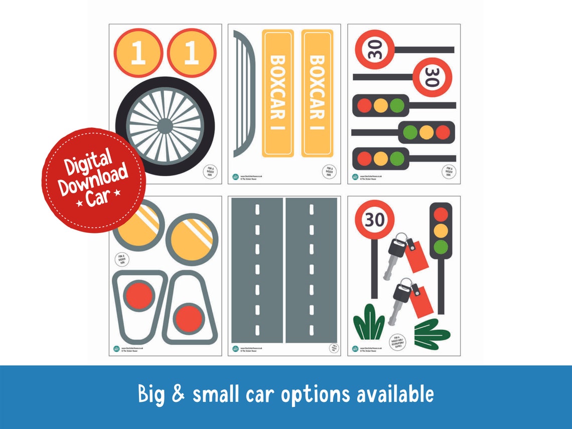Car DIGITAL DOWNLOAD Car Toy Car Instant Download Car | Etsy