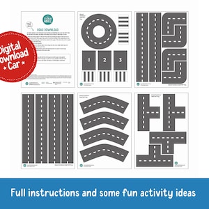 Road DIGITAL DOWNLOAD, Roads, Toy Cars, Instant Download, Car Download ...