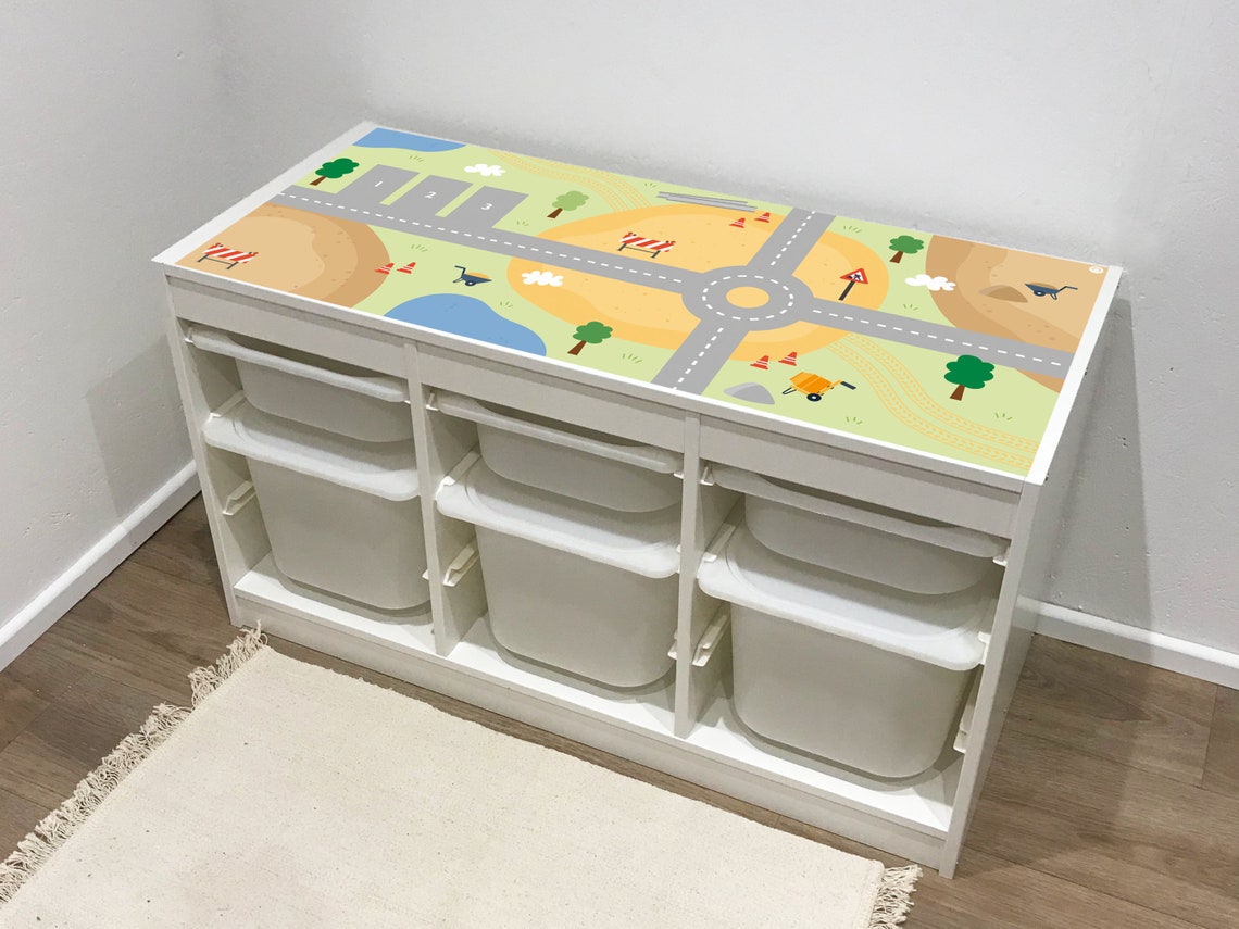 Construction STICKER for Ikea TROFAST WHITE sticker Only - Etsy