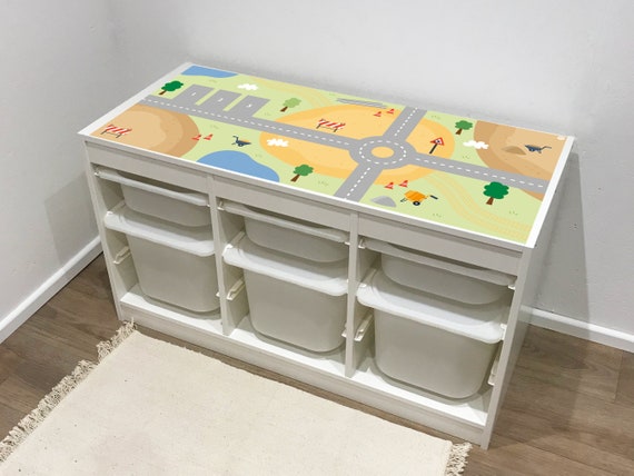 Construction STICKER for Ikea TROFAST WHITE sticker Only - Etsy