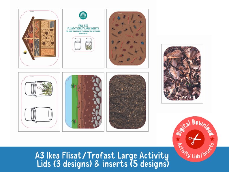 Insect DIGITAL DOWNLOAD Minibeast Instant Download Flisat - Etsy