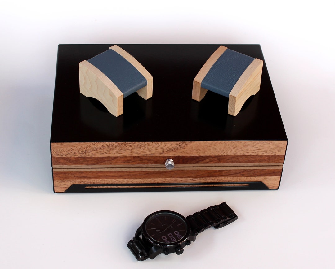 Modern Watch Box, Watch Case, Mens Watch Box, Wood Watch Box Gift ...