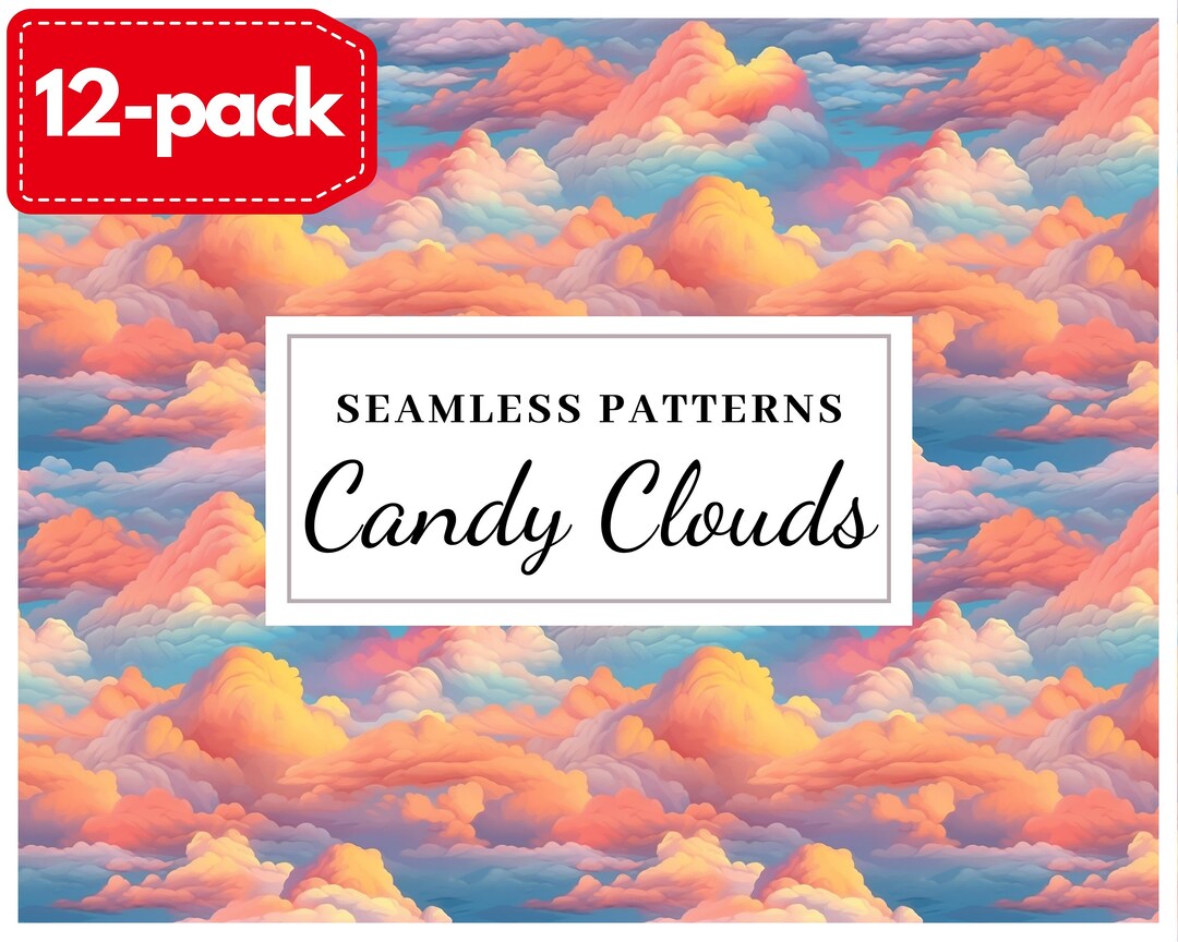 Cloud Digital Paper, Cloud Background, Cloud Pattern Paper, Sky Pattern ...