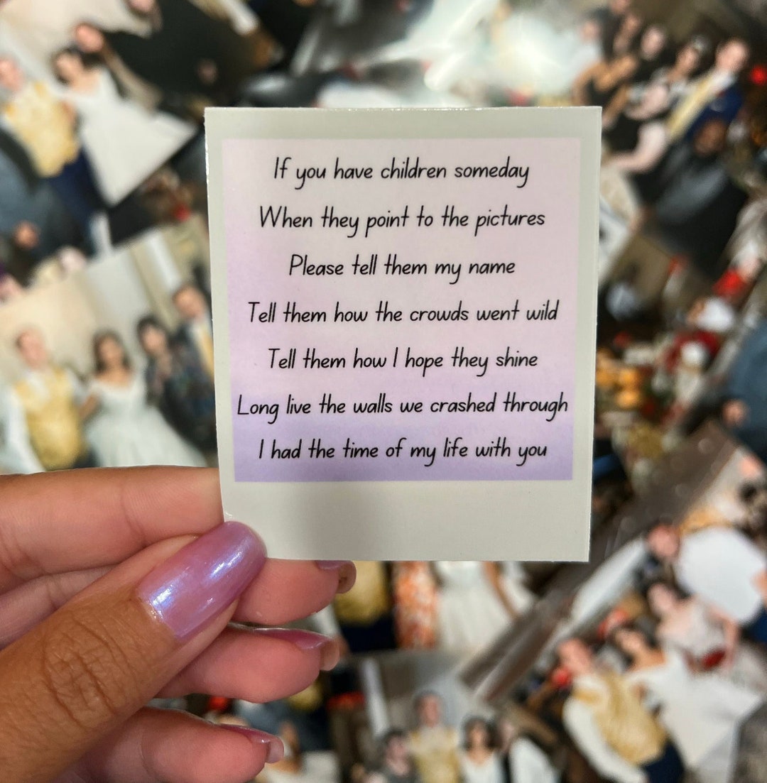 Long Live Sticker Taylor's Version, Swifties, Speak Now TV, the Eras ...