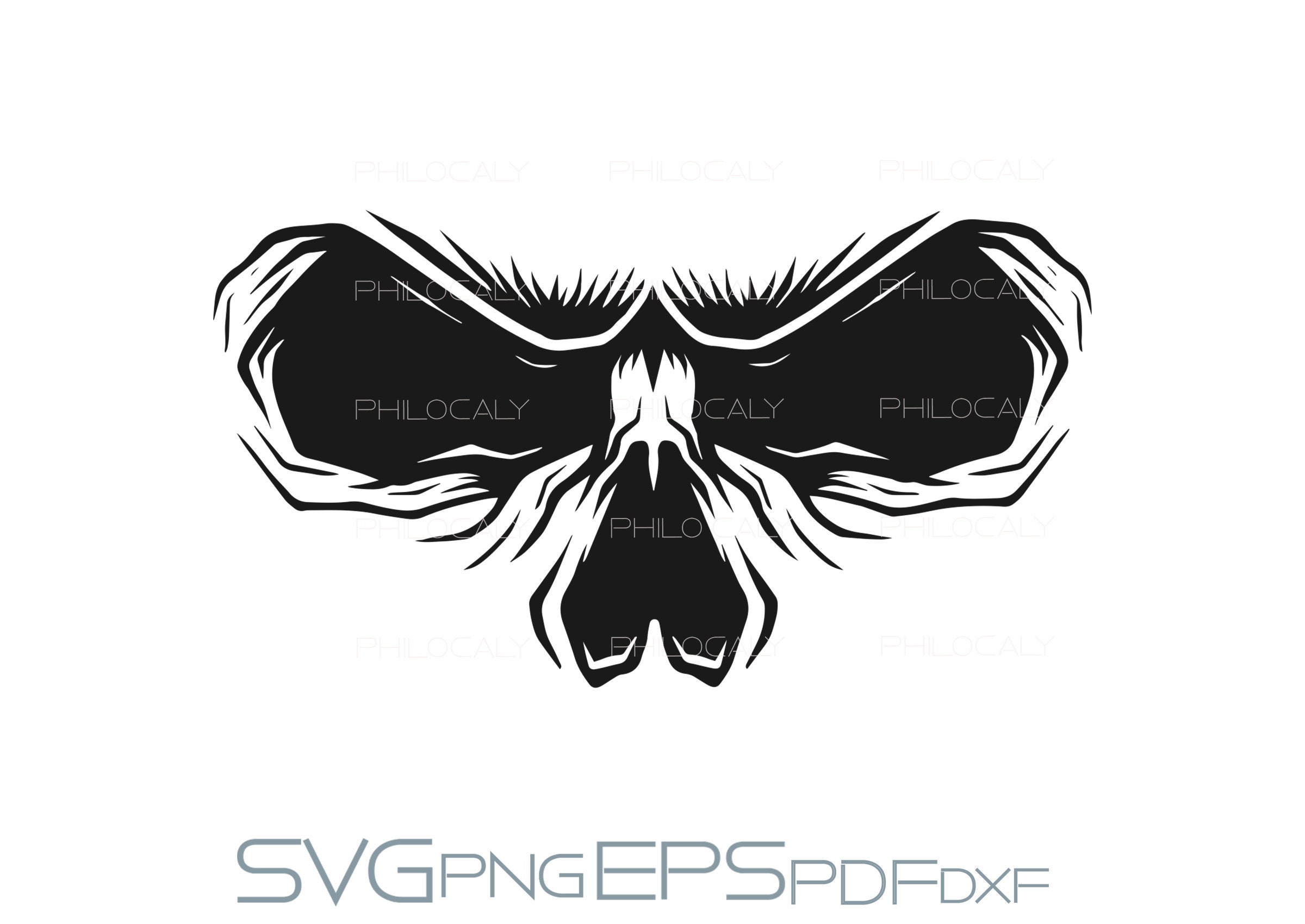 Skull Grunge svg Horror skull eye svg Skull Clipart skull | Etsy