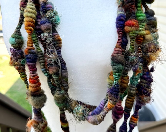 Art Yarn Handspun Yarn Coiled Yarn Bobble Yarn Thick and Thin Yarn Art ...