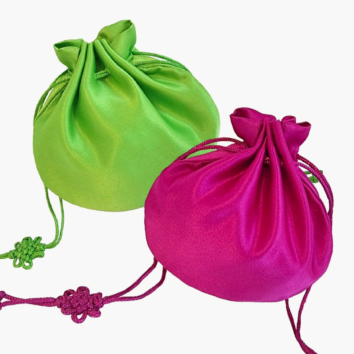 5PCS Set of Traditional Korean Good Luck Pouch, Lunar New Year Hanbok ...