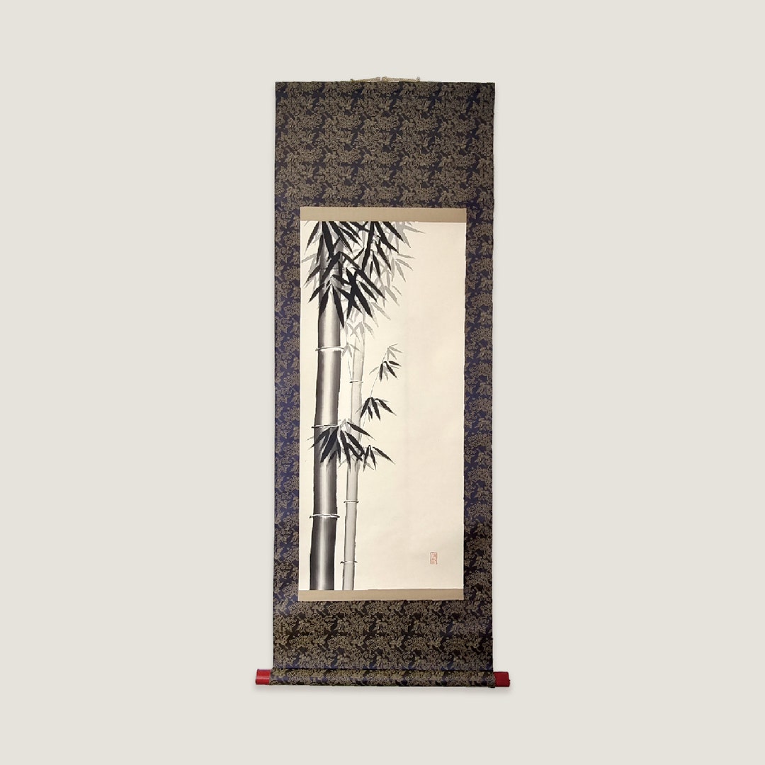 Korean Art Scroll Bamboo, Painting Four Gentlemen, Korean Traditional ...