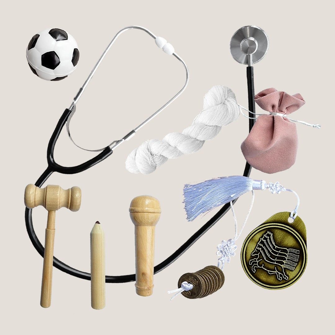 Korean First Birthday Doljabi Set Wood Type Dol Dohl Doljanchi Party ...