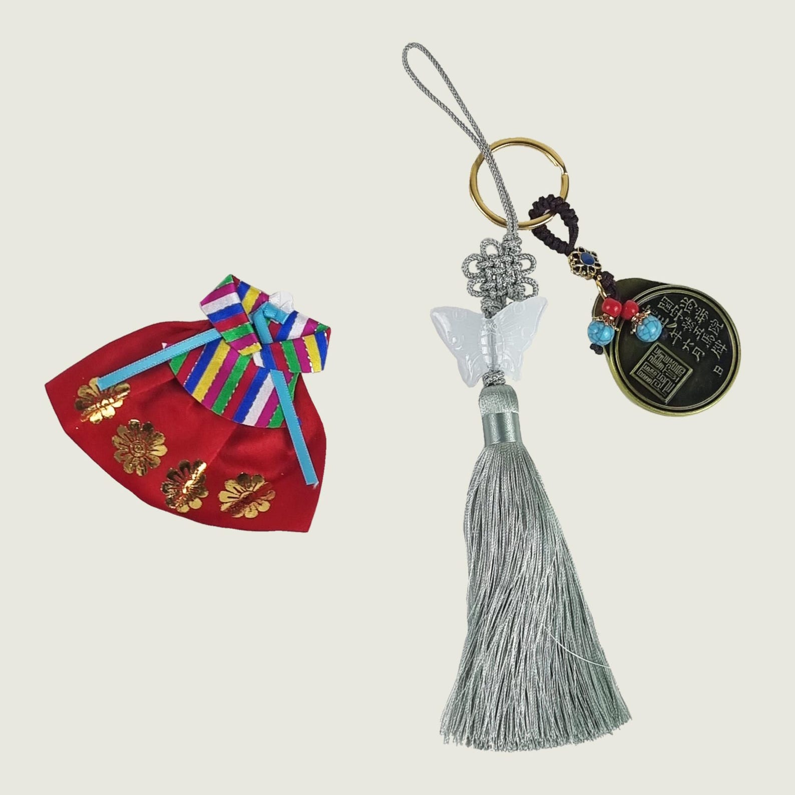 Mapae Korean Horse Badge Keychain, Traditional Joseon Official Identity ...
