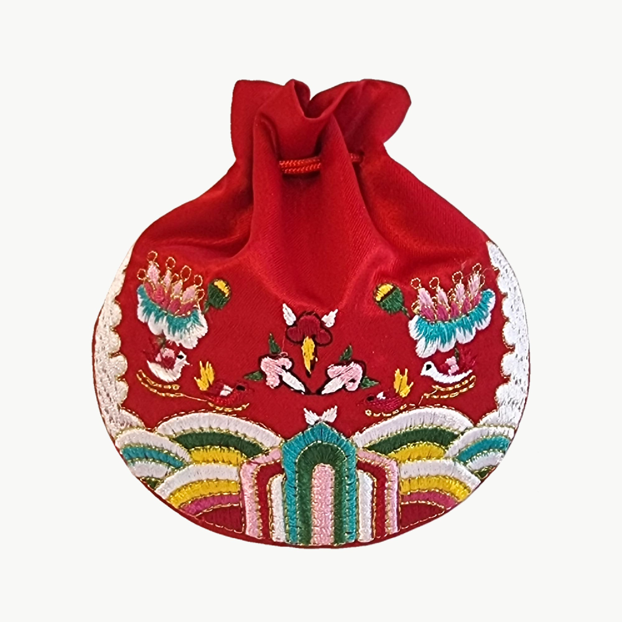 5PCS Set of Traditional Korean Good Luck Pouch, Lunar New Year Hanbok ...