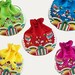 5PCS Set of Traditional Korean Good Luck Pouch, Lunar New Year Hanbok ...