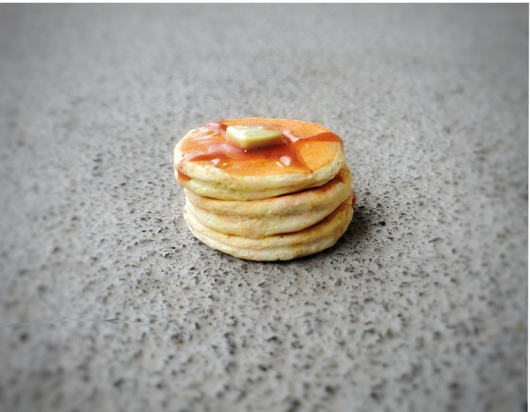 Mini Pancakes |keychain | Realistic Polymer Clay Food I Food ...