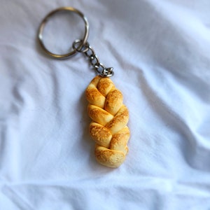 Mini Breads Polymer Clay Keychain, Earrings | Realistic Polymer Clay ...