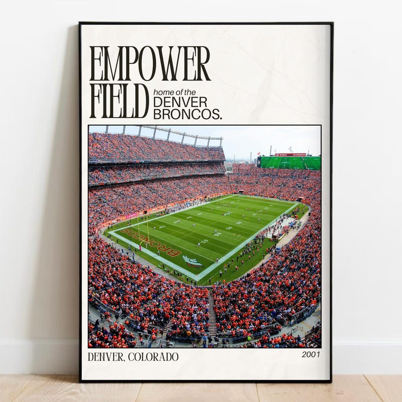 Denver Broncos Posters - Etsy