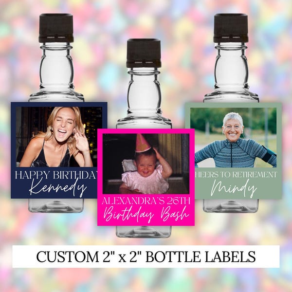 Liquor Bottle Label - Etsy