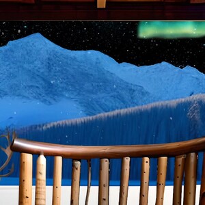 Santa's Back Porch Zoom Animated Backgrounds 2 -includes Night and ...