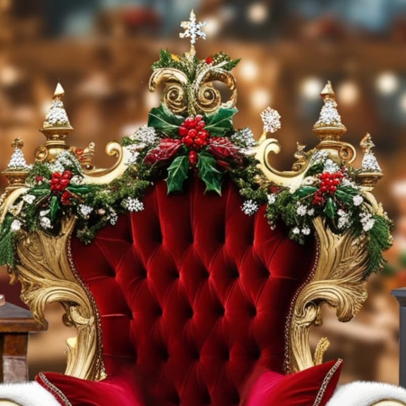 Santa Throne Chair - Etsy