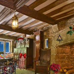 Animated Zoom Video Backgroundsanta Workshop - Etsy