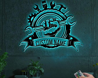 Mechanic Led Sign - Etsy