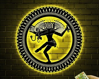 Shiva Metal Wall Decor - Etsy