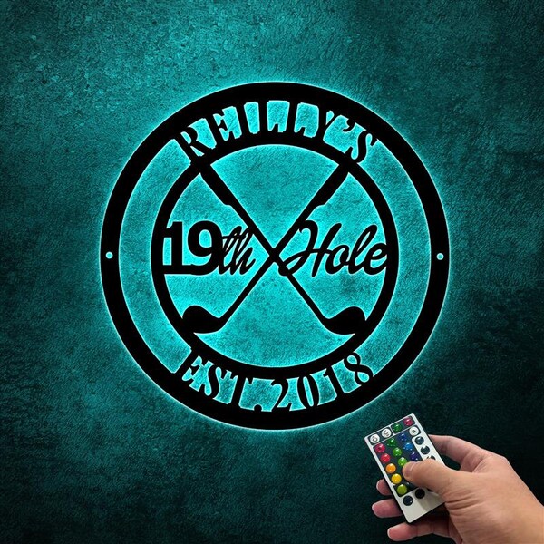 19th Hole Sign - Etsy